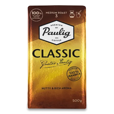 Кава мелена Paulig Classic натуральна смажена - Купити в FOZZY за ...